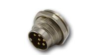 China M16 Circular Connector 4-5 Pin Male Panel Mount IP67 Waterproof 5A-7A 60V-200V DIN EN 61076-2-106 for sale