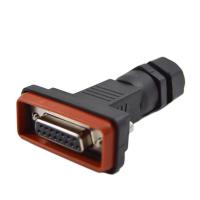China IP67 Waterproof D-SUB 15 Pin Female Connector 7A Industrial Ethernet Field Install for sale