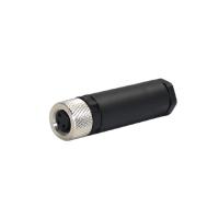 China Waterproof M8 Assembly Female Connector Straight 3 Pins 4 Pins Circular IP68 for sale