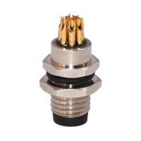 China Waterproof Male Female Connector , Panel Mount Waterproof Connector With Solder for sale