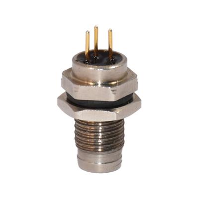 China Amphenol M8 Circular Connector Socket Waterproof IP68 4A 60V Cable Connector for sale