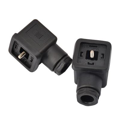 China European Power Solenoid Valve Plug Type A PG9/PG11 3-Pin Connector 10A 250V DIN 43650 Waterproof for sale