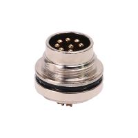 China 60V M16 Circular Connector IP67 Waterproof 8-Pin Male Screw Termination for Industrial Equipment for sale