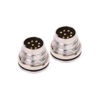 China M16 Circular Waterproof Connector 500V IP67-IP69 Metal Screw Cable Male/Female 2-24 Poles for sale