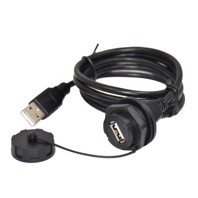 China IP67 Waterproof USB 2.0 Industrial Connector Cable - M20 Thread, 4.5mm OD, -40°C to 80°C Temperature Range for sale