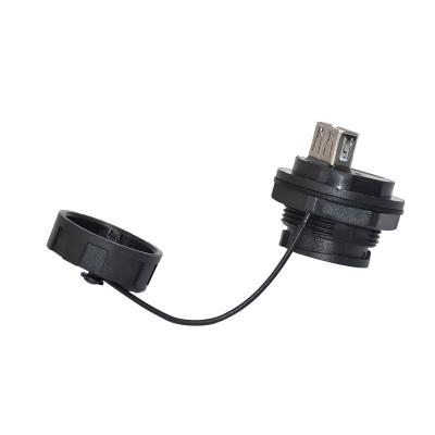 China IP67 USB 2.0 Male Connector 4-Pin Industrial Ethernet with 1000V Withstanding Voltage and -40℃ to 80℃ Temperature Range for sale