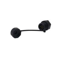 China High Power 7-Pin Male Panel Mount Connector IP68 Waterproof 10A Current Rating Φ3-7mm Cable for sale