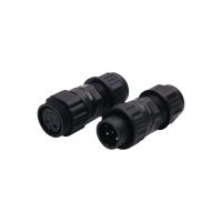 China IP68 Waterproof Circular Plastic Connector 5-Pin Female to Male Assembly for Power Transmission 10A Rating for sale