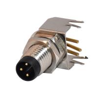 China M8 IP67 Waterproof Panel Mount Connector - 3 Pin Male, 4A 60V, -40°C to +85°C Temperature Range for sale
