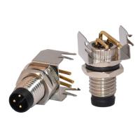 China M8 Sensor Connector 3 to 8 Pin Male Female Straight Right Angle IP67 60V 4A for Cable PCB Mount for sale