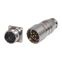 China M23 Power Connector Male 7 Pin Panel Mount Circular Metal 20A 300V Industrial Connector for sale