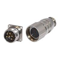 China M23 Power Connector Male to Female Panel Mount 6-19 Pin 28A/630V Industrial Grade for sale
