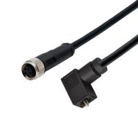 China Rigoal Solenoid Valve Plug Type C to M12 5-Pin Female Connector IP67 Waterproof 24V 8A Rating for sale