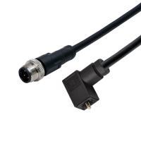 China 4A 250V Solenoid Valve Connector 3 Pin Male Industrial Plug IP67 Waterproof for sale
