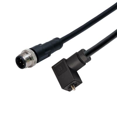 China 4A 250V Solenoid Valve Connector 3 Pin Male Industrial Plug IP67 Waterproof for sale