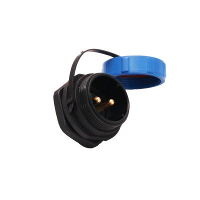 China Weipu SP21 IP68 Waterproof Plug Socket Connector 500V 30A Panel Mount 13mm for sale