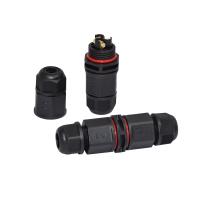 China 10mm Straight IP68 Panel Mount 2-Pin Connector 15A 300V Waterproof Electrical Connector for sale
