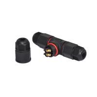 China T Type IP67 Waterproof Solar Cable Connector 250V 15A with 2 Pins and 3000 Cycle Durability for sale