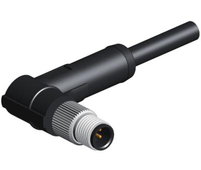 China M5 Circular Male Right Angle Connector IP68 IP67 Rated 1A 60V for Industrial Automation Sensors for sale