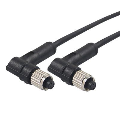 China PA66 M5 IP67 4 Pin Female Shielded Connector for Automation Sensors - 60V 1A Rating for sale