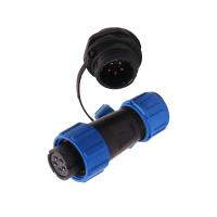 China M25 Waterproof Power Connector 5 Pin 50A 600V Male Female IP67 for sale