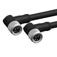China IP67 Waterproof M8 Circular Connector 6-Pin 30V 2A with Shield Wire for Industrial Automation for sale
