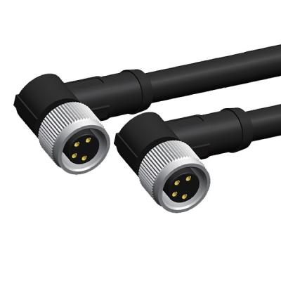 China IP67 Waterproof M8 Circular Connector 6-Pin 30V 2A with Shield Wire for Industrial Automation for sale