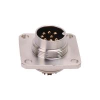 China Waterproof 3 Pin Aviation Connector , 4P PCB Panel Mount Connector for sale