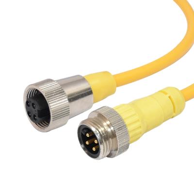 China Waterproof IP67 Mechanical Cable Connectors 4P M12 M8 M5 7/8 for Industrial Automation for sale