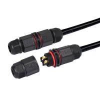 China L20 2-Pin L-Type IP67 Waterproof Screw Connector 300V 20A for Outdoor LED Lighting for sale