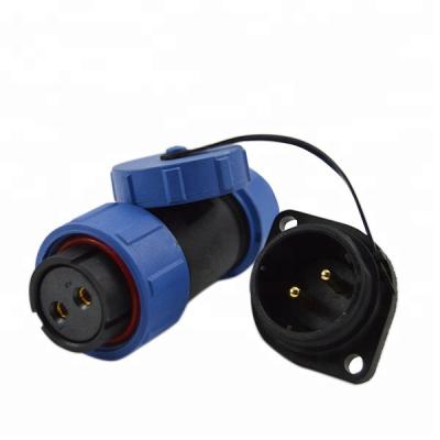 China ODM IP68 Waterproof Screw Type Cable Connector 2pin 3pin 4pin with UL RoHS CE Certification for sale