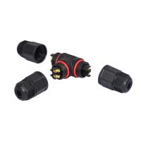 China M20 2 Pin IP68 Waterproof Power Cable Connector T Type 20A 250V Dual 2 Pin Outdoor for sale