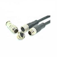 China IP67 M16 12 Pole Waterproof Connector Plug to Socket Cable Assembly 3A 250V for sale