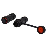 China M19 8-Pin Superseal Waterproof Circular Connector IP67 IP68 15A 300V Industrial Grade for sale