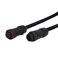 China M19 IP67 Waterproof 12-Pin Data Connector with 300V/5A Rating and -40°C to 105°C Temperature Range for sale