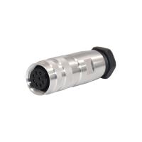China PA66 M16 14 Pin Waterproof Connector Male Plug and Back Mount Female Socket IP67 for sale