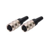 China IP67 M16 Circular Connector 6 Pin 5 Pin Straight Molded Cable for Automation for sale
