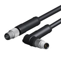 China Rigoal M5 4-Pin Connector with 1A 60V Rating, IP67/IP68 Waterproof for Automation Sensors for sale
