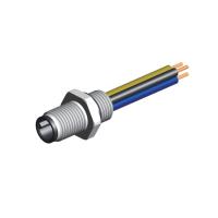 China Rigoal Automation 60V 1A Male Panel Mount IP67 4-Pin Waterproof Connector with 3.8mm Cable Diameter for sale