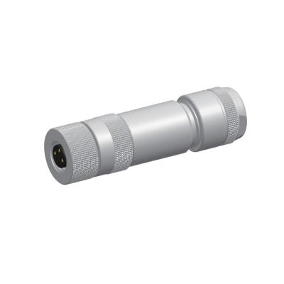 China M8 Female 3 Pin Screw Type Circular Connector IP67 4A 60V Metal Plug for sale