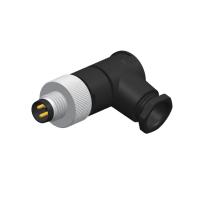 China M8 4 Pin Male Right Angled Field Installable Waterproof Connector IP68 for Automotive Signals for sale