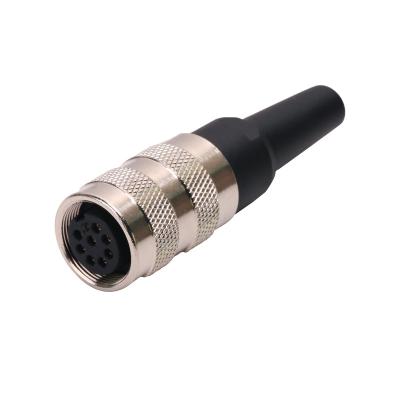 China M16 IP67 Waterproof Circular Connector 5-Pin 6-Pin Male Female with IEC 61076-2-106 Standard for Industrial Automation for sale