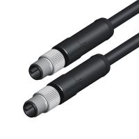 China M5 Circular Electrical Connector 3Pin 4Pin Coding A Male IP67 Waterproof with 500+ Mating Cycles and -25℃ to +90℃ Temperature Range for sale