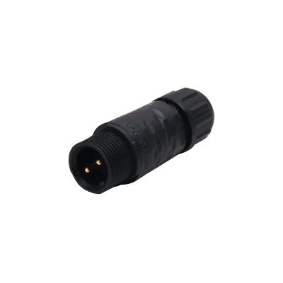 China M12 Panel Mount Waterproof Connector 2-8 Pin 10A IP68 LED Power Plug for sale