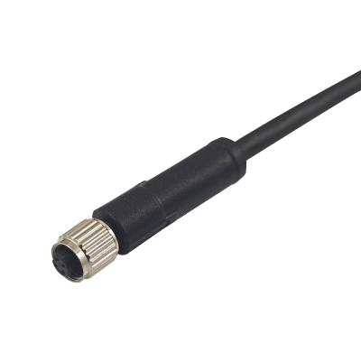 China 60V M5 3/4-Pole Waterproof Connector with IP67 Rating and 3000-Cycle Durability for Automotive Signals for sale