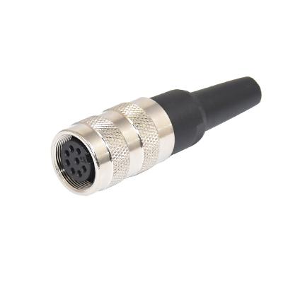 China M16 8 Pin Circular Connector Assembly Amphenol C091 Waterproof Female Cable Plug IP67 for sale