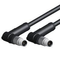 China M5 Circular Connector 4-Pin IP67 Rated with 30V/4A Capacity for Industrial Sensor Applications for sale