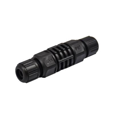 China ROHS RJ45 Straight Assembly Waterproof Connector PA66 Nylon IP68 Rated 10 Gbit/s CAT5e for sale