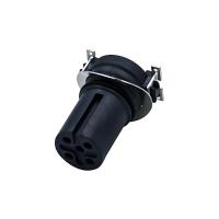 China SMD Socket IP67 Shield Insulation M12 Male Connector 5 Pin ROHS for sale