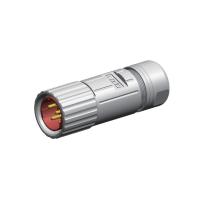 China Rigoal M23 9 Pin Screw Connector 6mm Cable IP67 Male Signal Connector 150V for sale